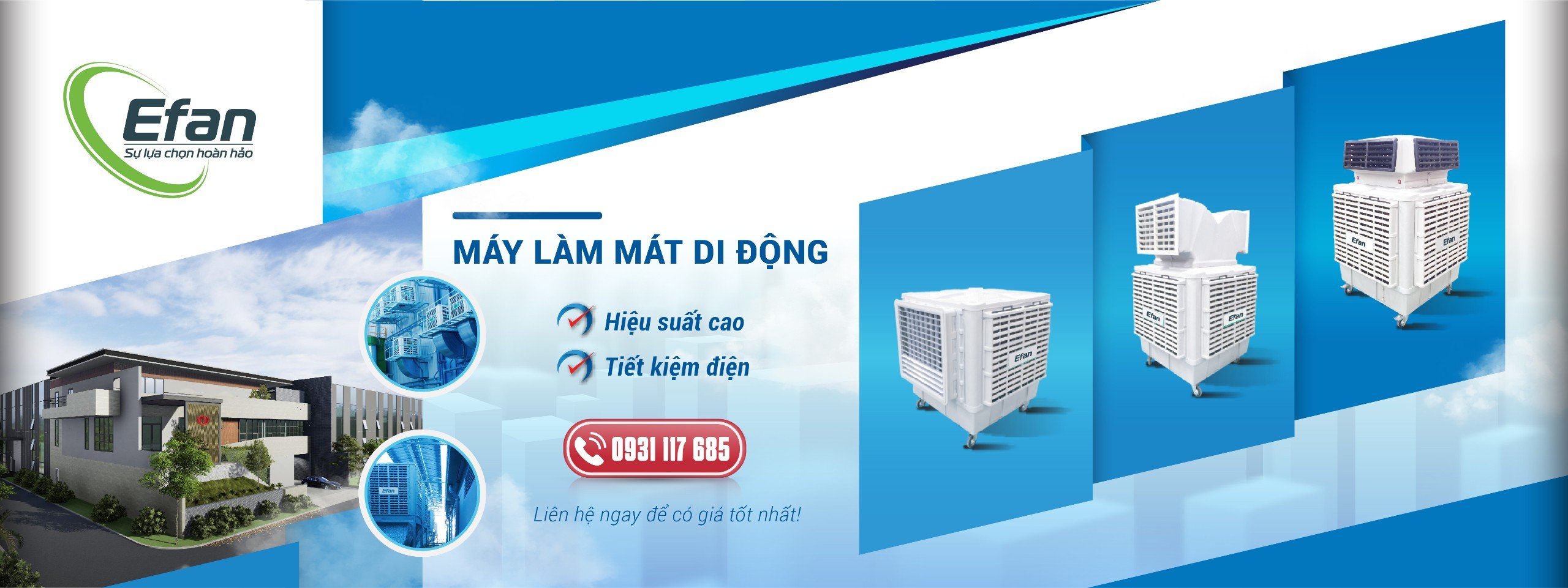 eFan Việt Nam là nhà phân phối Quạt công nghiệp lớn nhất Việt Nam